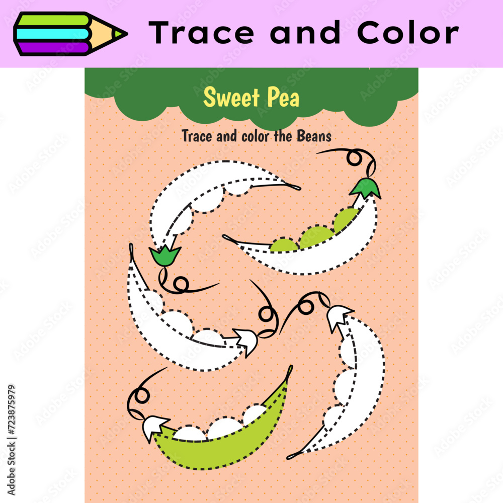 Pen tracing lines activity worksheet for children. Pencil control for ...