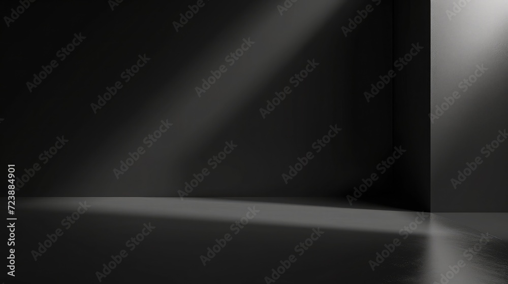 Studio room gradient background. Abstract black white gradient ...
