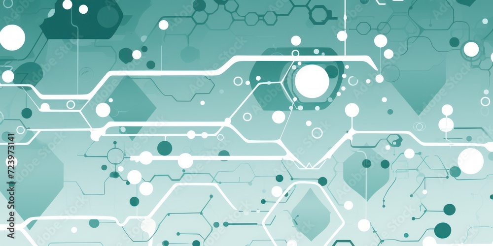 aqua smooth background with some light grey infrastructure symbols and ...