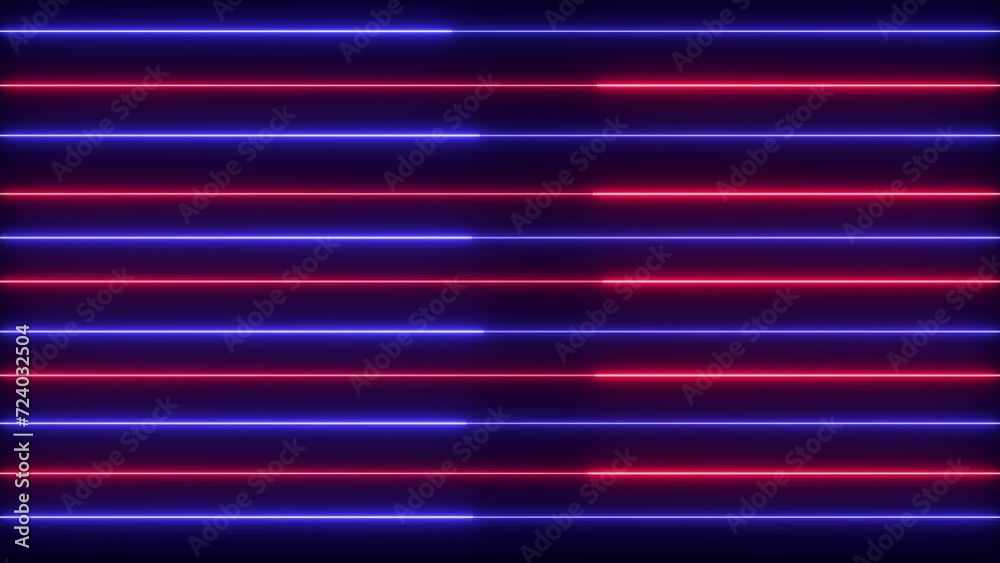 Abstract neon line loop animation background, Abstract bright neon ...