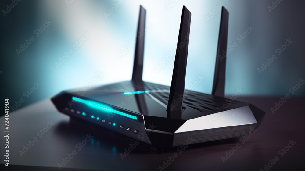 Generic modern high speed 5g next generation router for home secure ...