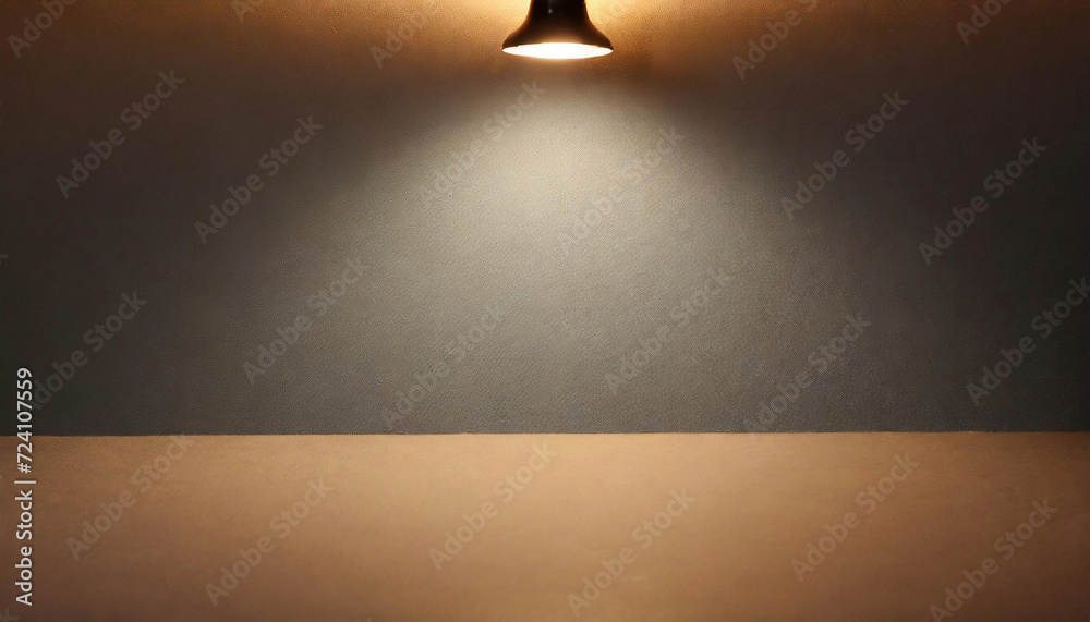 A well-lit empty room, perfect as a background for text or ...