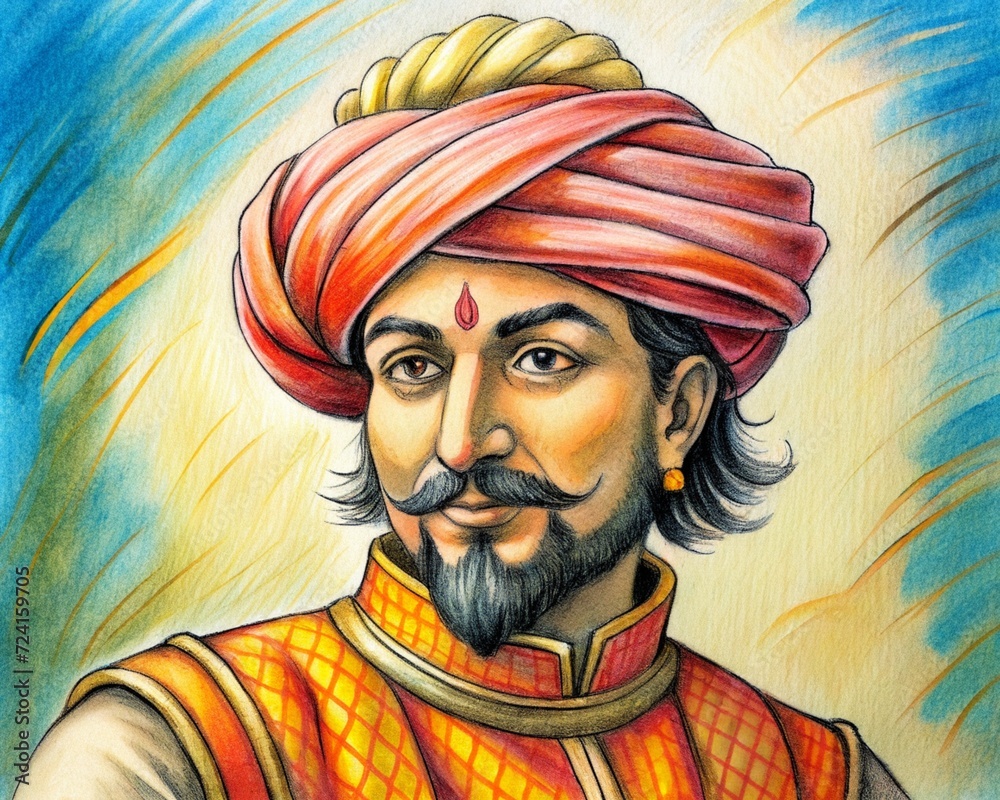 Chhatrapati Shivaji Maharaj Jayanti Vector Illustration, Indian Maratha ...
