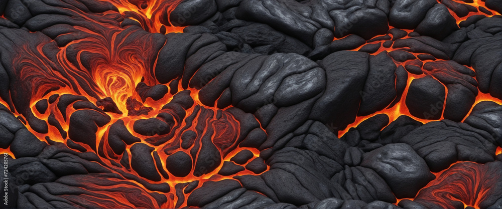 Lava texture fire background rock volcano magma molten hell hot flow ...