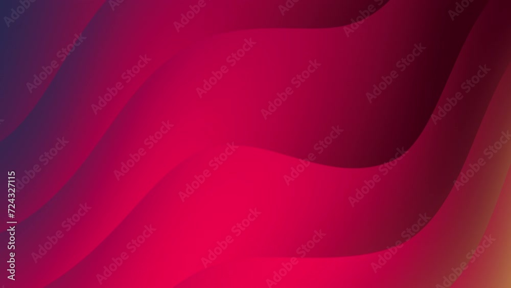 Abstract wave red gradient simple and minimal background Loop Animation ...
