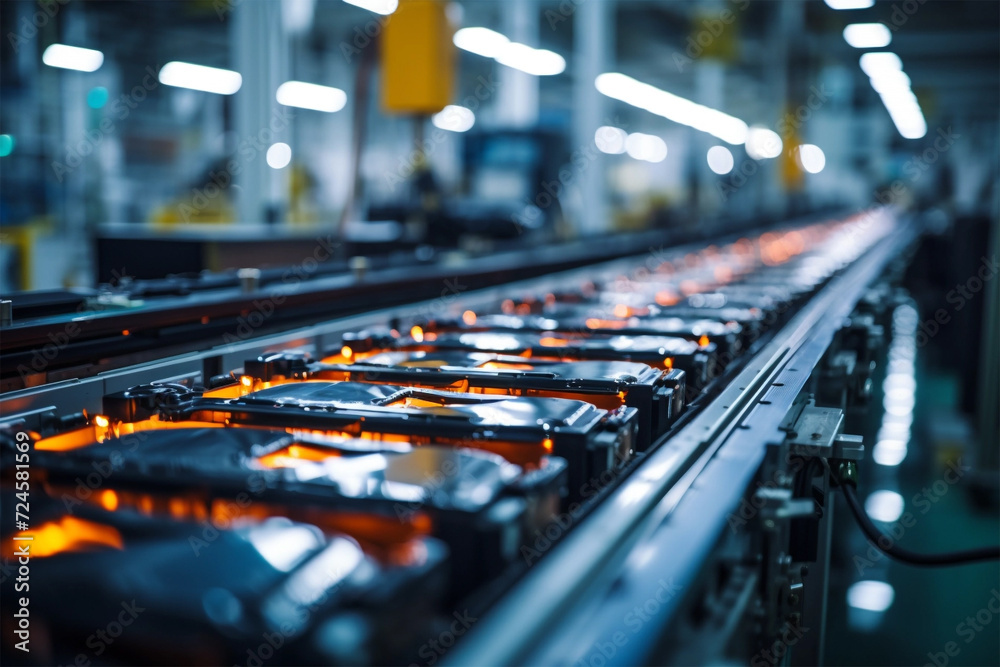 Battery cell assembly line for electric vehicles in mass production ...