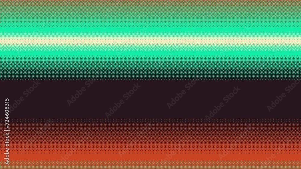 Animated pixel art vibrant colors gradient on dark. Animation of ...
