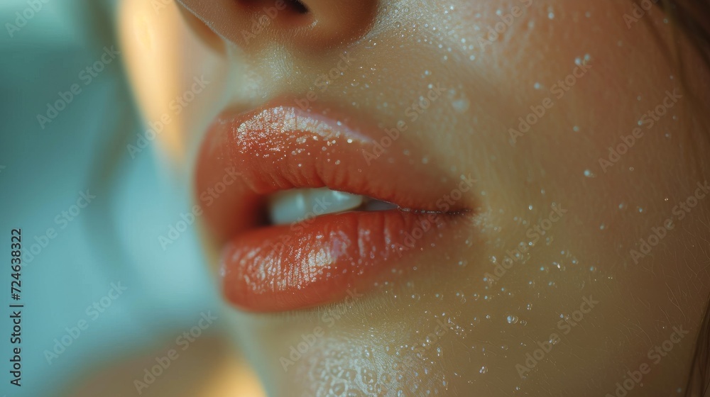 The concept of aesthetic cosmetology, female body care Stock Photo ...