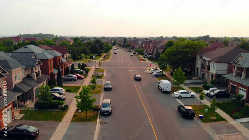Drone footage: Typical North American homes, capturing essence of ...