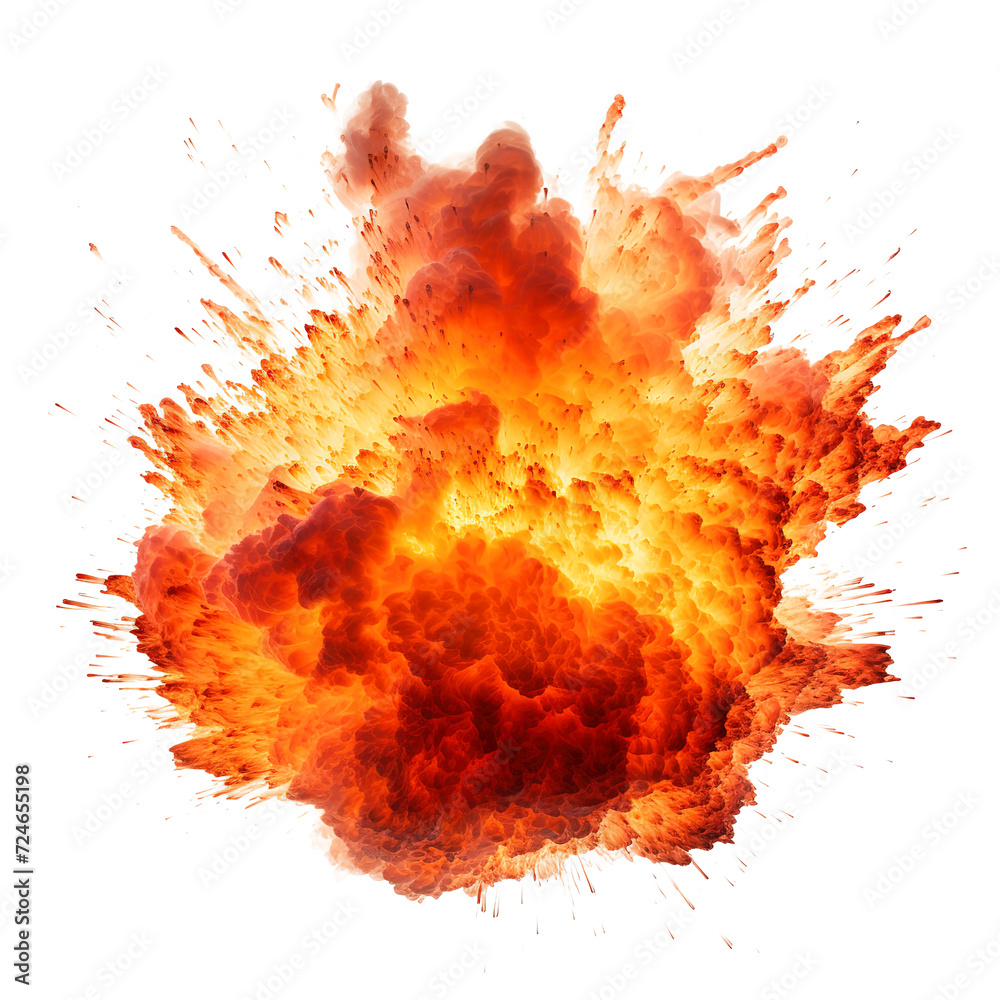 fire explosion isolated on transparent background Remove png, Clipping ...