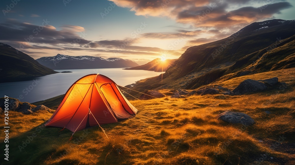 Camping in some of the most beautiful landscapes in the world ...