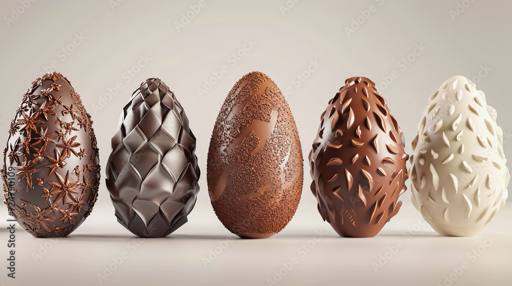 Chocolate Artistry: Diverse and Artistically Crafted Eggs of Incredible ...