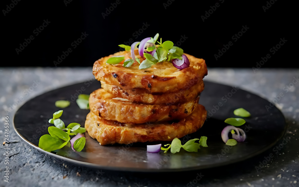 Capture the essence of Serabi in a mouthwatering food photography shot ...