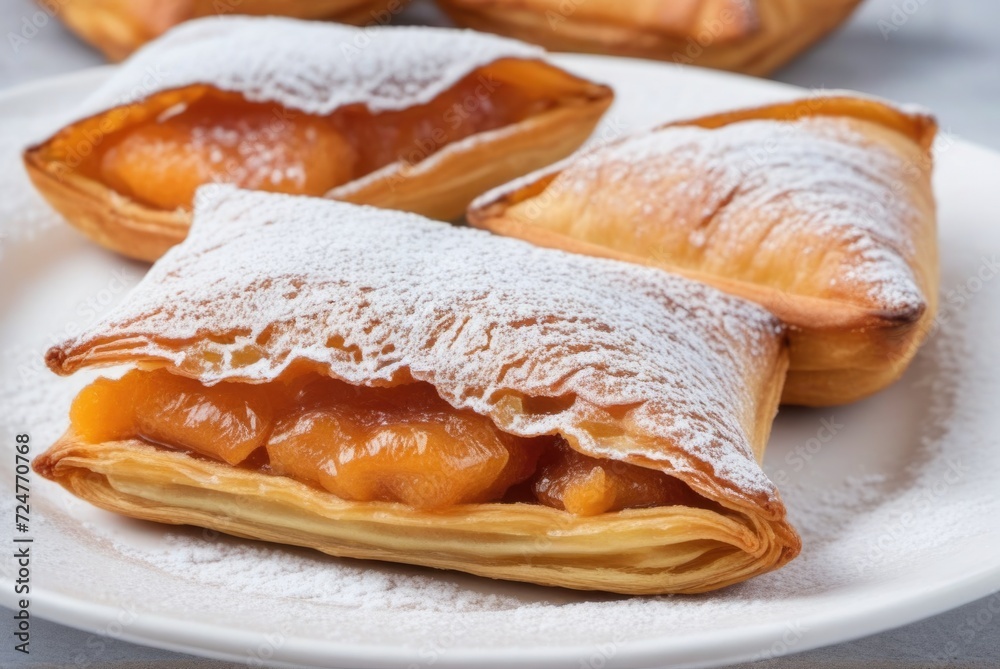 Pastelitos Flaky pastries filled with quince paste (dulce de membrillo ...