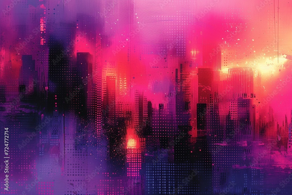 Vibrant Neon Texture: Elevate your design with a texture background in ...