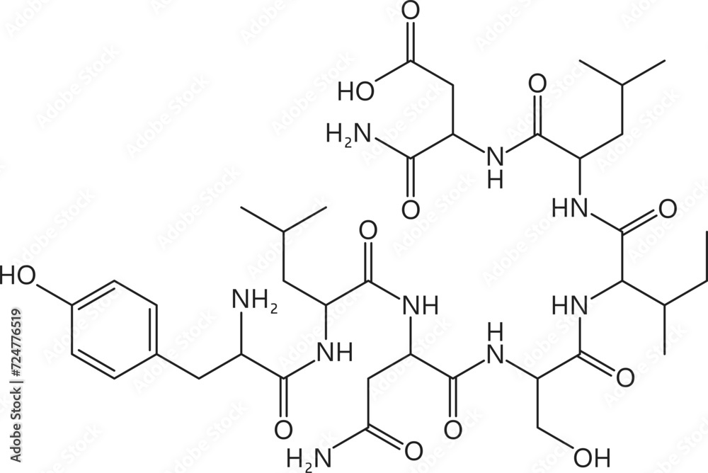 Neurotransmitter chemical formula of vasoactive intestinal peptide ...