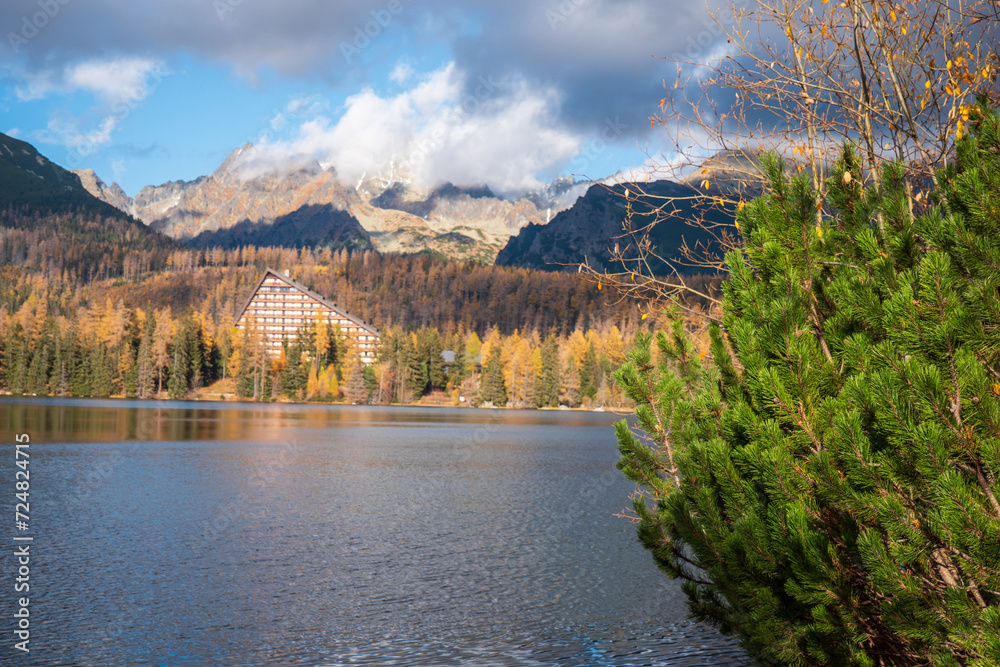 Štrbské pleso is the second largest lake in the Slovak part of the High ...