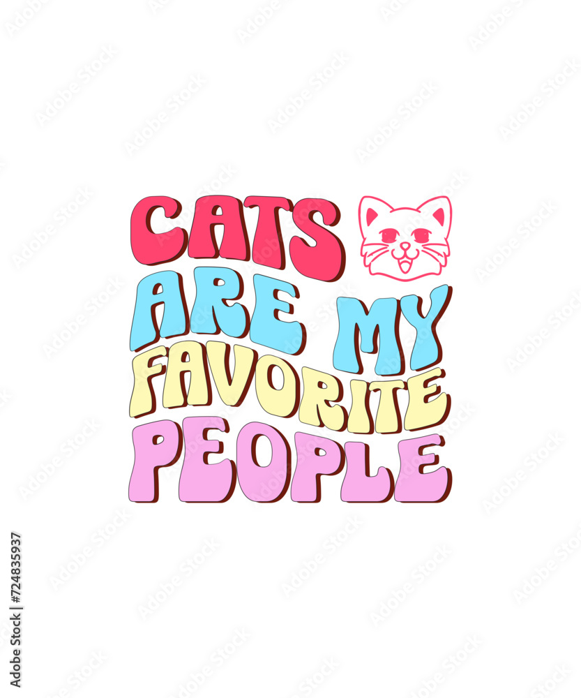 Retro Cat SVG Bundle, Cat SVG Design, Kitten SVG, Cat lady svg, crazy ...