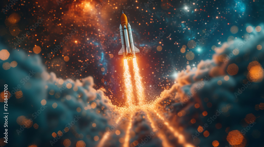 Futuristic space odyssey with our stellar collection featuring rocket ...