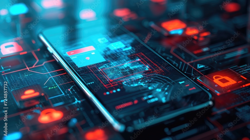 Explore the world of cyber threats through this infographic, where a ...