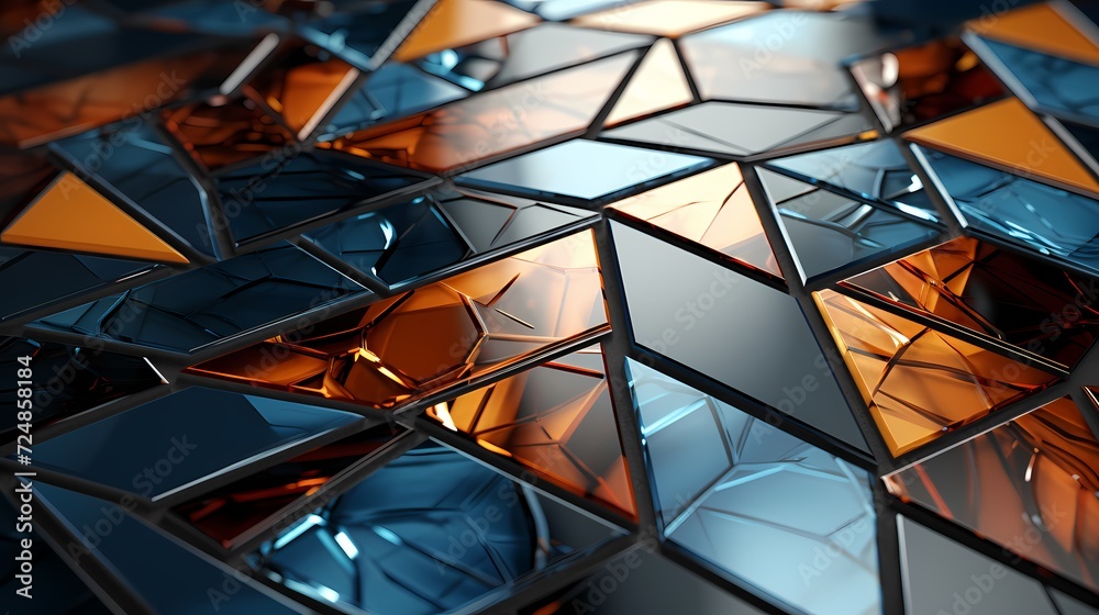 Ceramic tile texture with a glossy finish and geometric patterns Stock ...