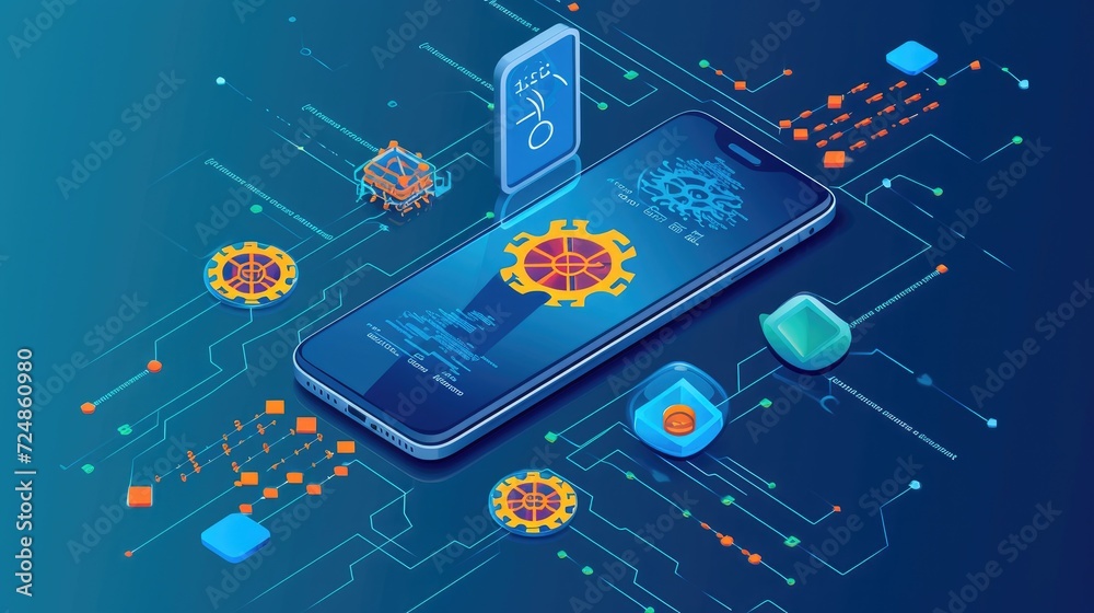 An infographic on smartphone malware protection and cybersecurity ...