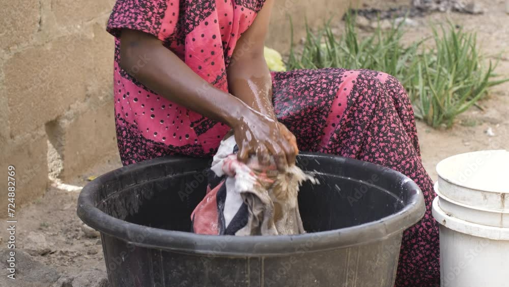 19 jan. 2024,Gwalada,Nigeria: African black woman living in a rural ...