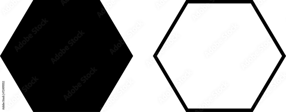 Octagon icon. Vector geometry geometry pentagonal, hexagonal, octagonal ...