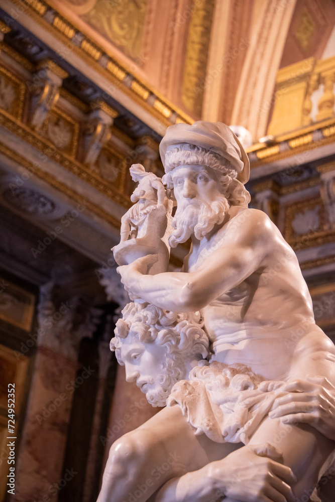 Rome, Italy - August 4th, 2022: Aeneas, Anchises and Ascanius is a ...