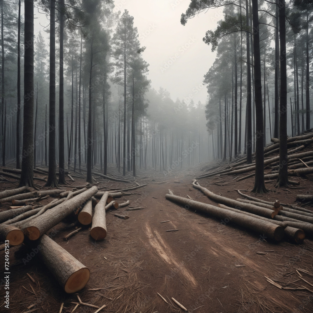 Illegal Logging - Destruction of forests through excessive unauthorized ...