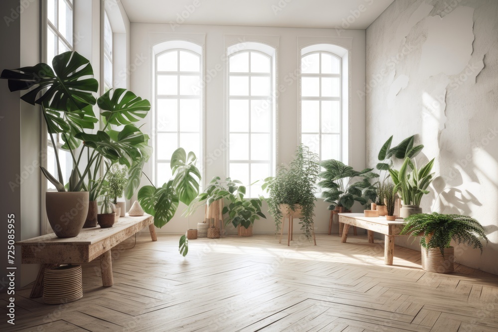 An example of an empty space with a range of lovely and low maintenance ...