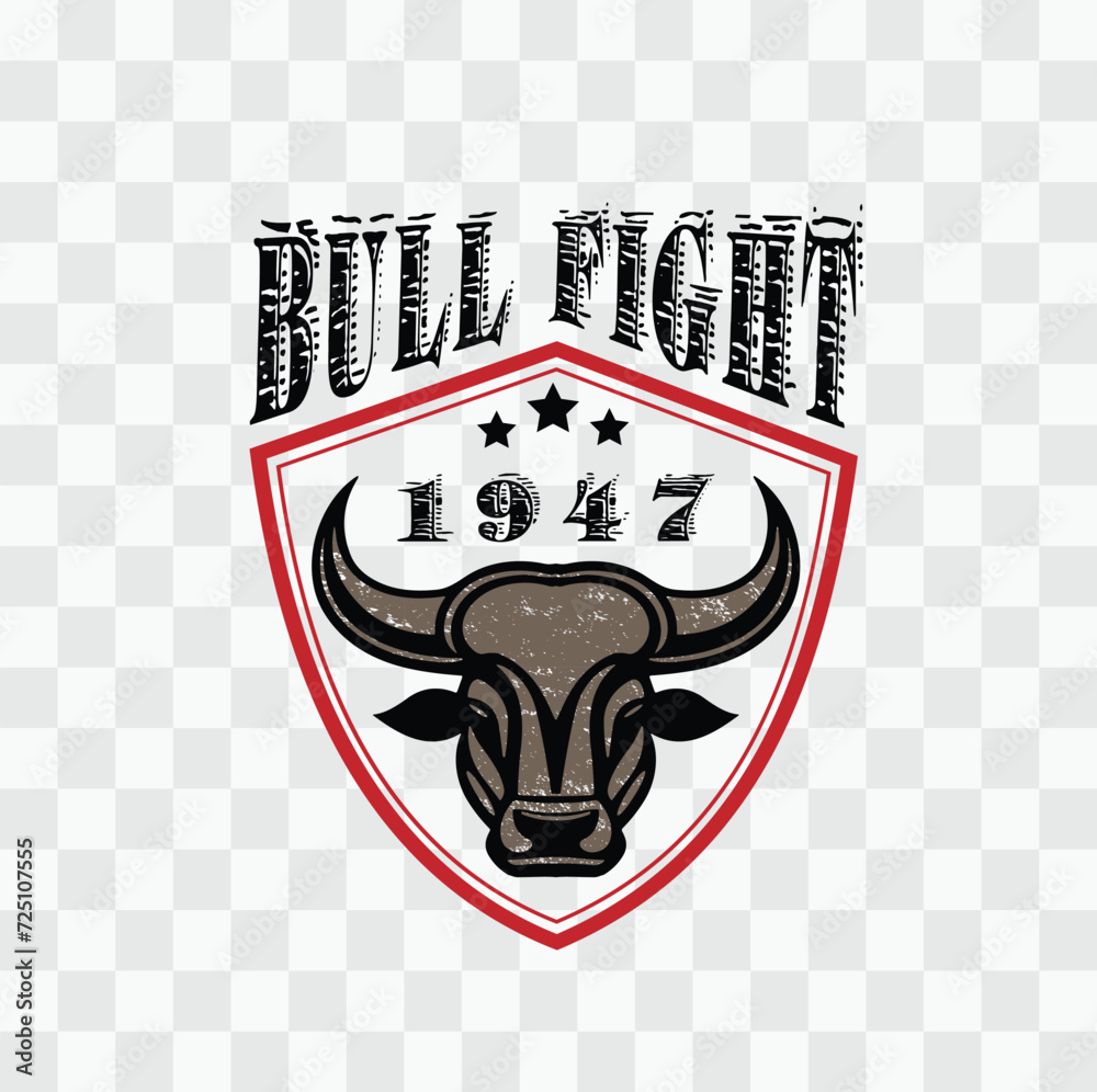 Collection of black bull icon illustrations, vectoral cow head portrait ...