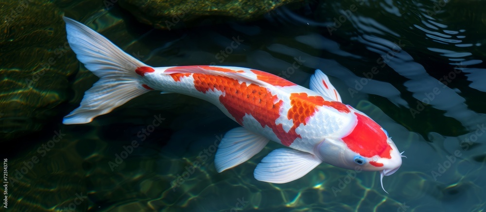 The Kohaku, along with the Sanke and Showa, is one of the top three Koi ...
