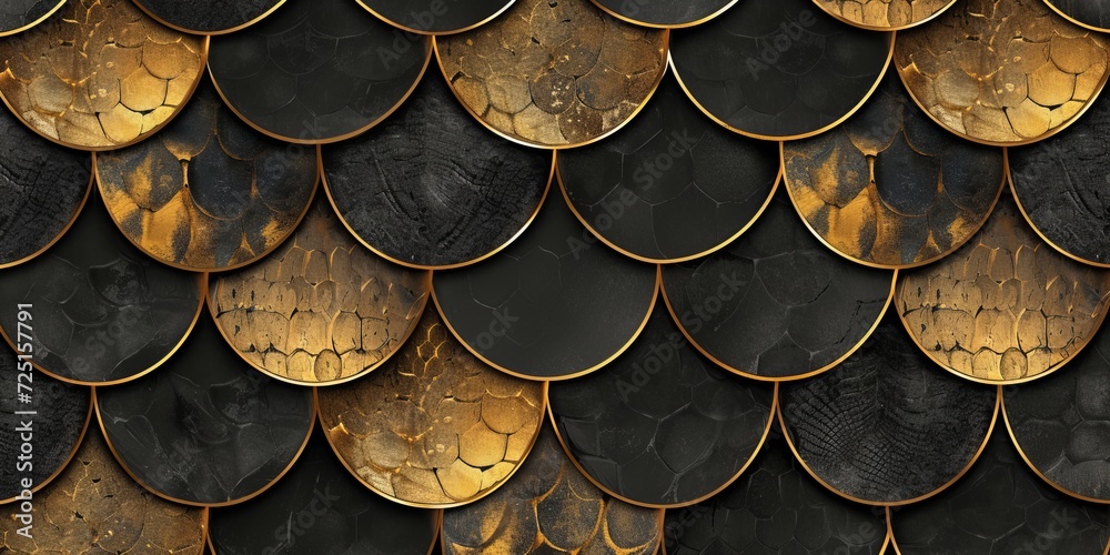 Golden Scales - A Luxurious Blend of Elegance and Intricate Design ...