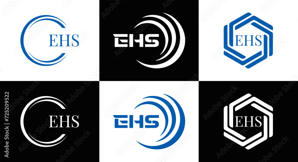 EHS logo. E H S design. WhitE H SHS letter. EHS, E H S letter logo SET ... EHS logo. E H S design. WhitE H SHS letter. EHS, E H S letter logo SET ...