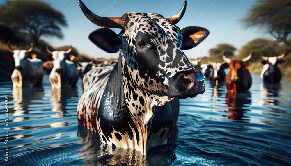 The Nguni is a cattle breed indigenous to Southern Africa.This ...
