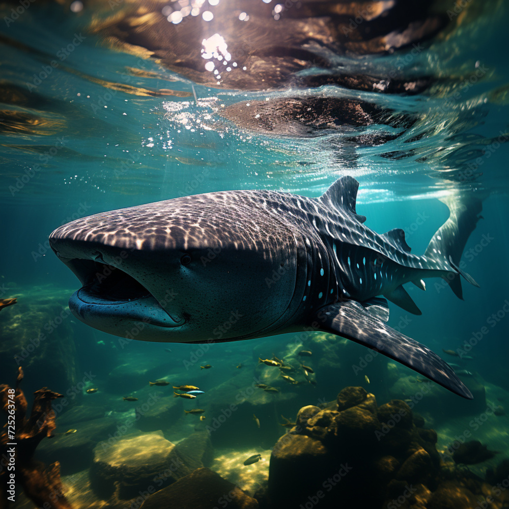 The image created based on your description and tags depicts an ...