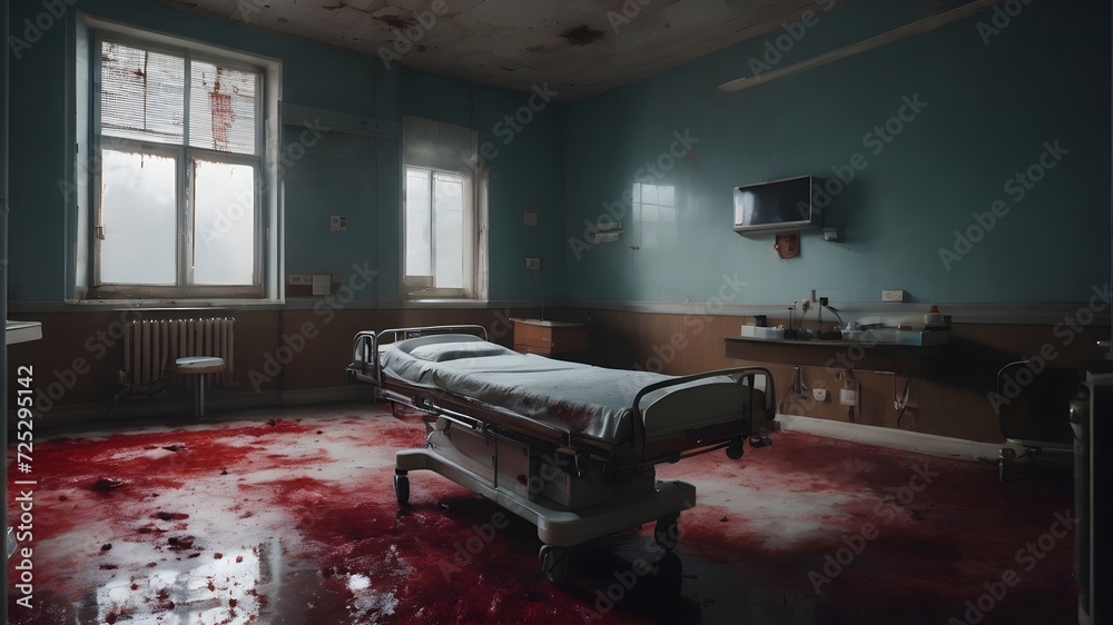 Creepy Hospital Room Background Very Cool Stock Photo | Adobe Stock