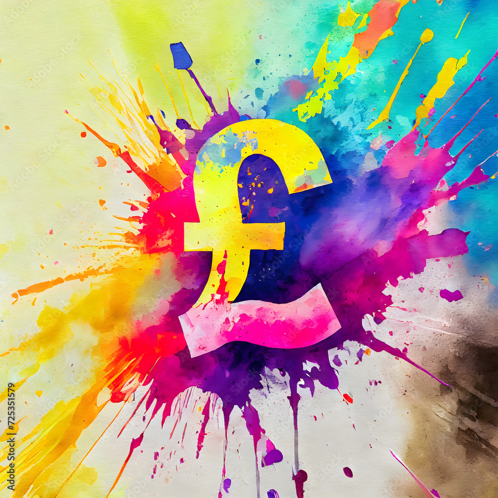 Lively pound sign Stock Illustration | Adobe Stock
