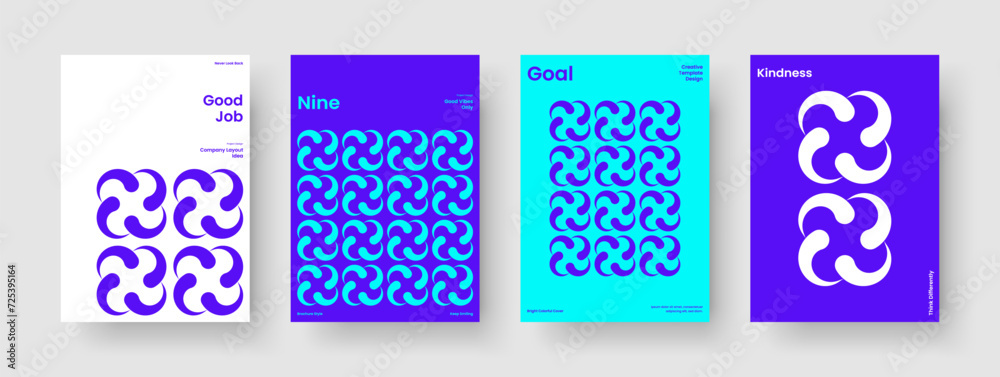 Geometric Flyer Design. Isolated Brochure Template. Modern Poster ...