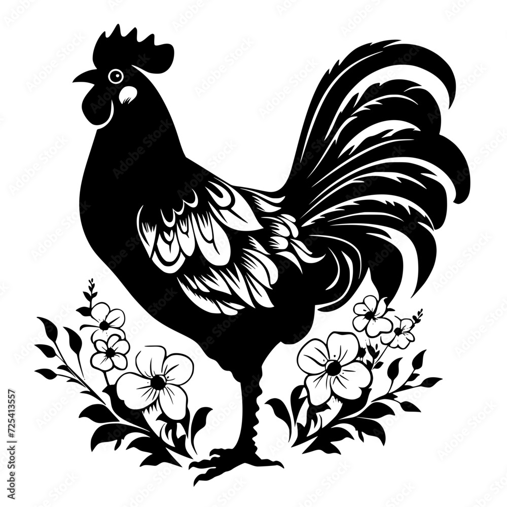 Stockvektorbilden chicken svg, chicken svg bundle, chicken cut files ...