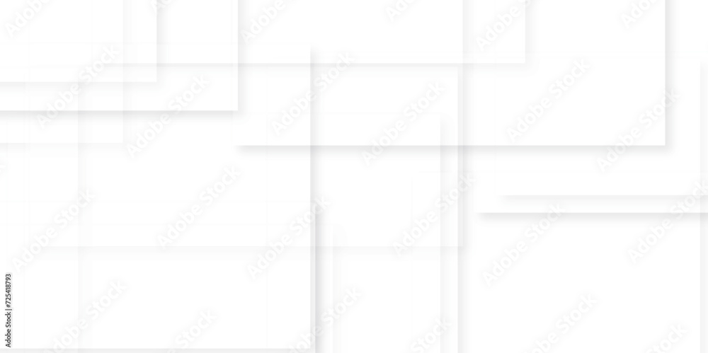 Abstract background with lines, White color technology concept ...