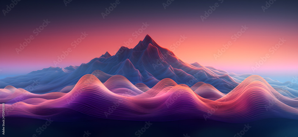 Abstract background , a scene that expresses the new era of data ...