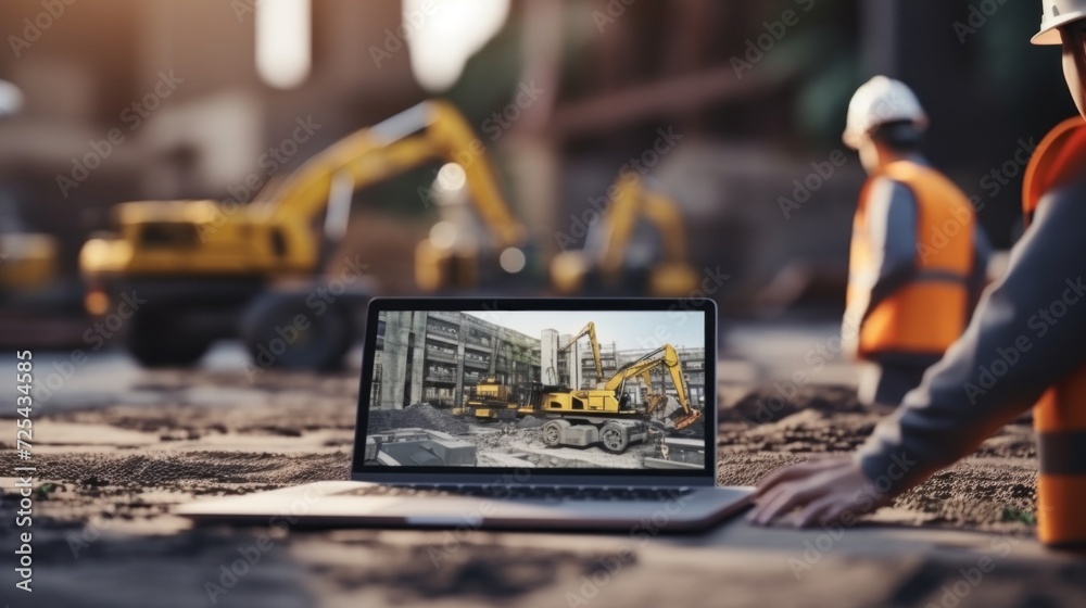 Expert engineering and architect team inspecting expressway ...