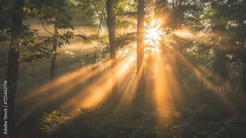 sun rays penetrating through the trees. This provides a more immersive ...