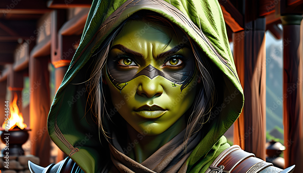 Dancing in the Shadows of War: The Brave Orc Female Ninja's ...