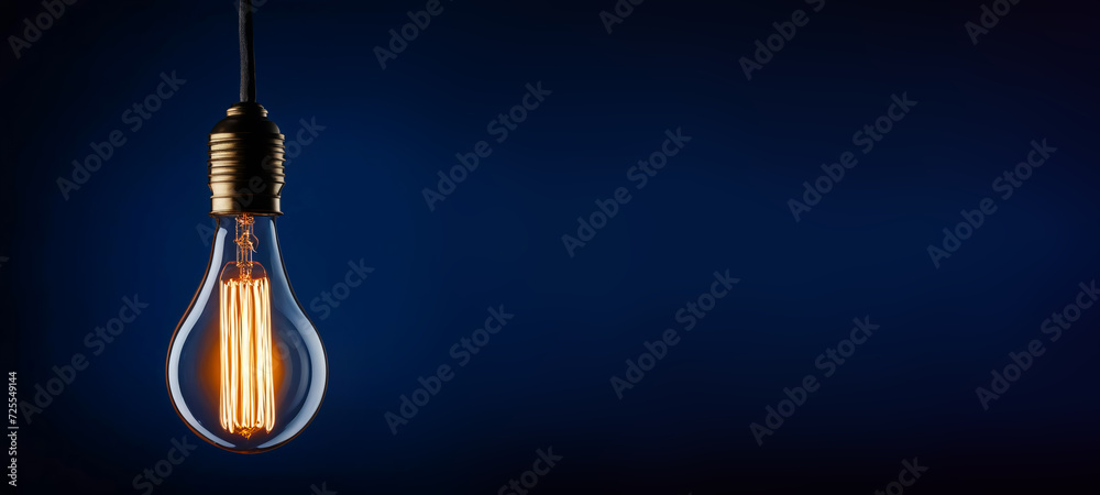 Edison light bulb, electricity in the interior, design, lighting ...