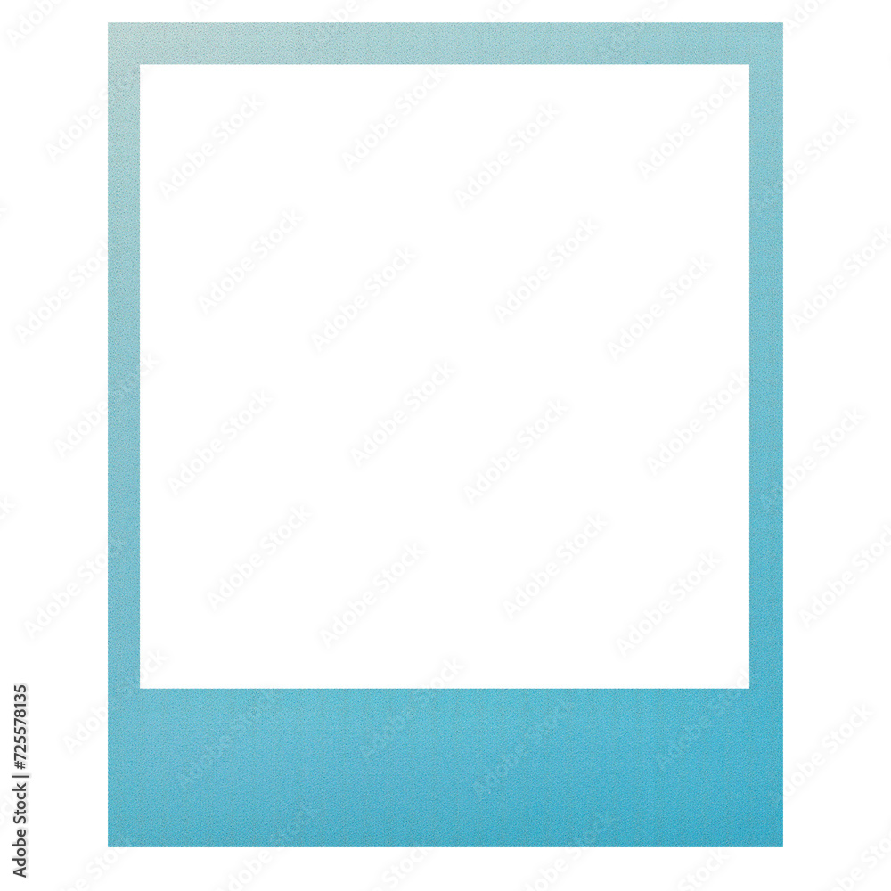 vintage film frame with a transparent background, instant photo ...