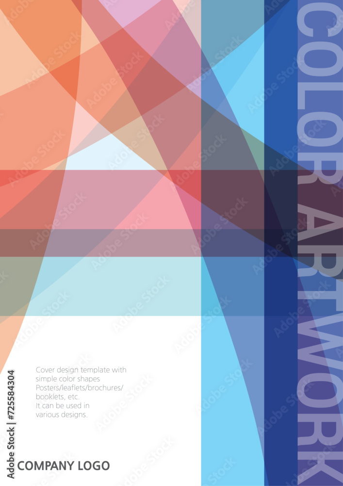 Artistic color background in various colors Stock Vector | Adobe Stock