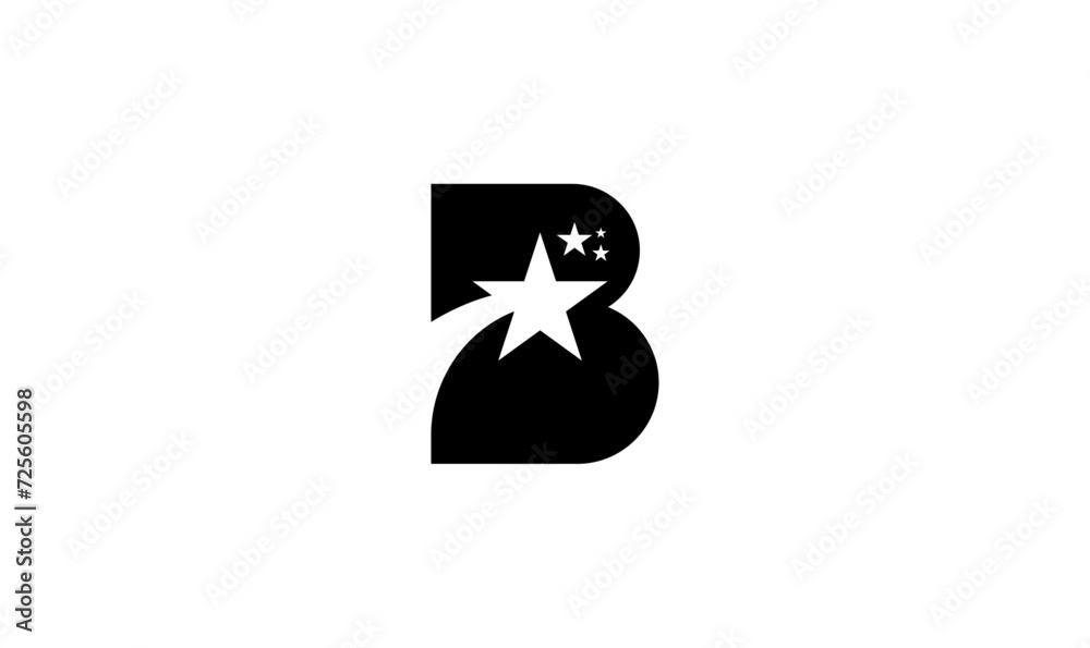 b star logo, b logo design, b logo, star logo with b, letter b ...